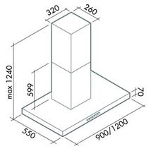 Sziget páraelszívó - paraelszivo - szagelszívó - elszívó - konyha webáruház