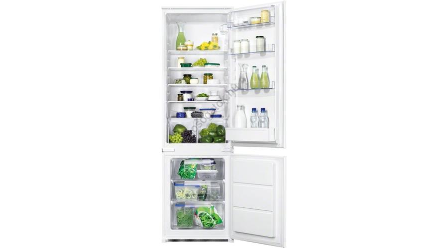 ZANUSSI ZBB28441SA beépíthető kombinált alulfagyasztós hűtőszekrény 202 ...